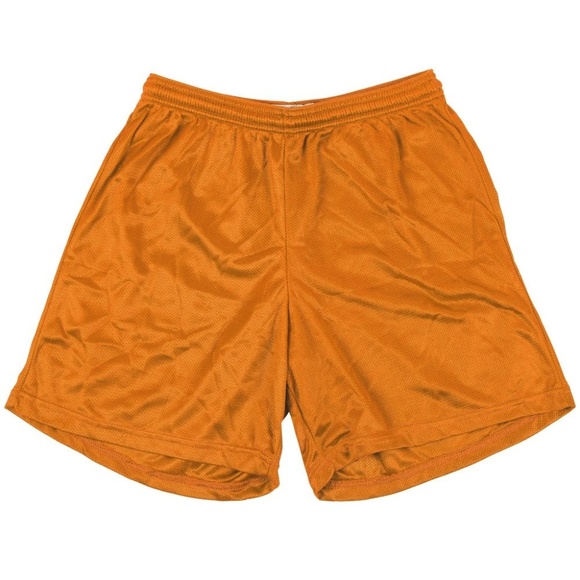 Shorts | Mens Double Layered Mesh Athletic Shorts Orange | Poshmark